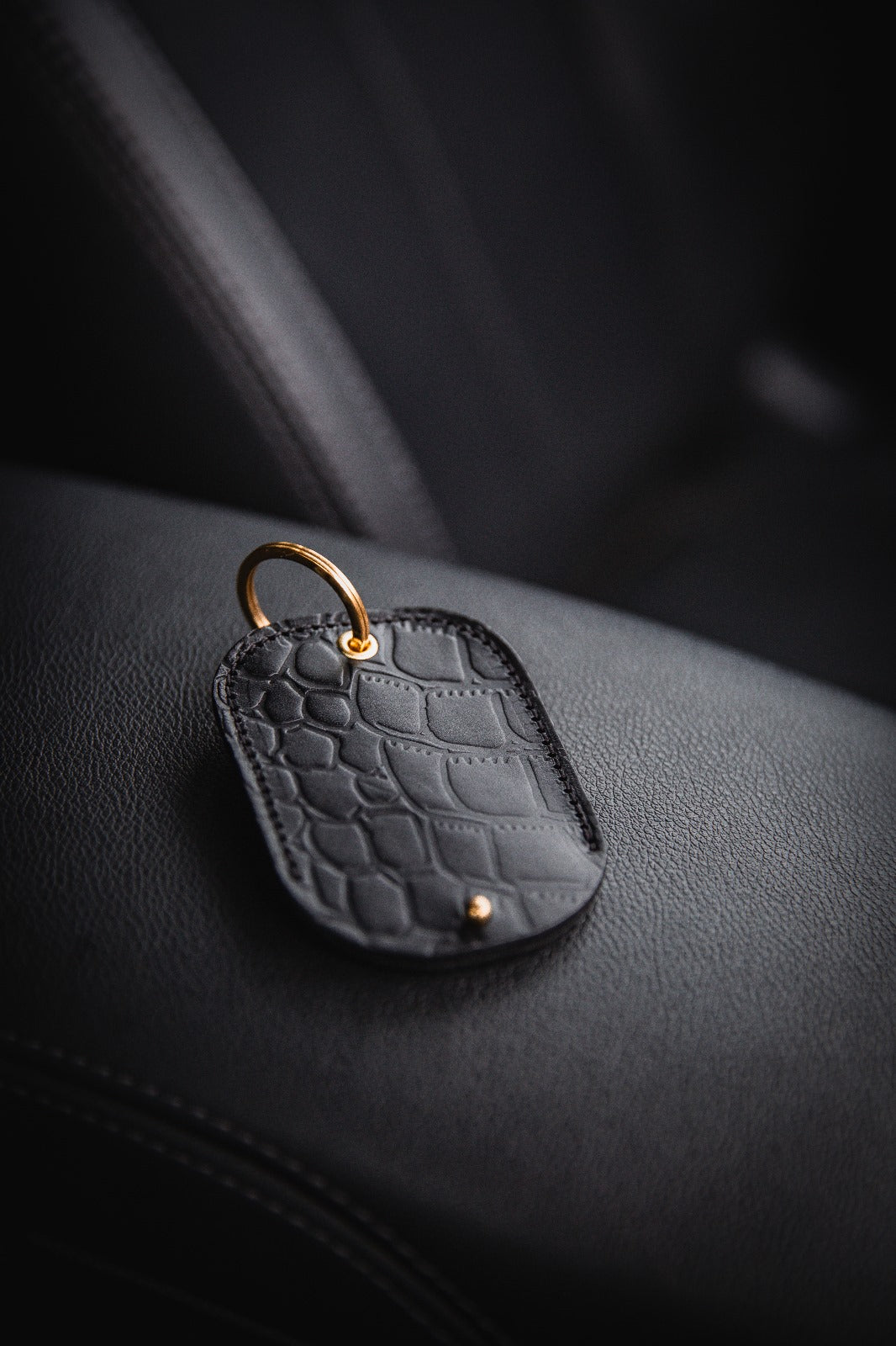 Crocodile Print Leather Vodafone Tracker Fob Holders – Coupland Leather