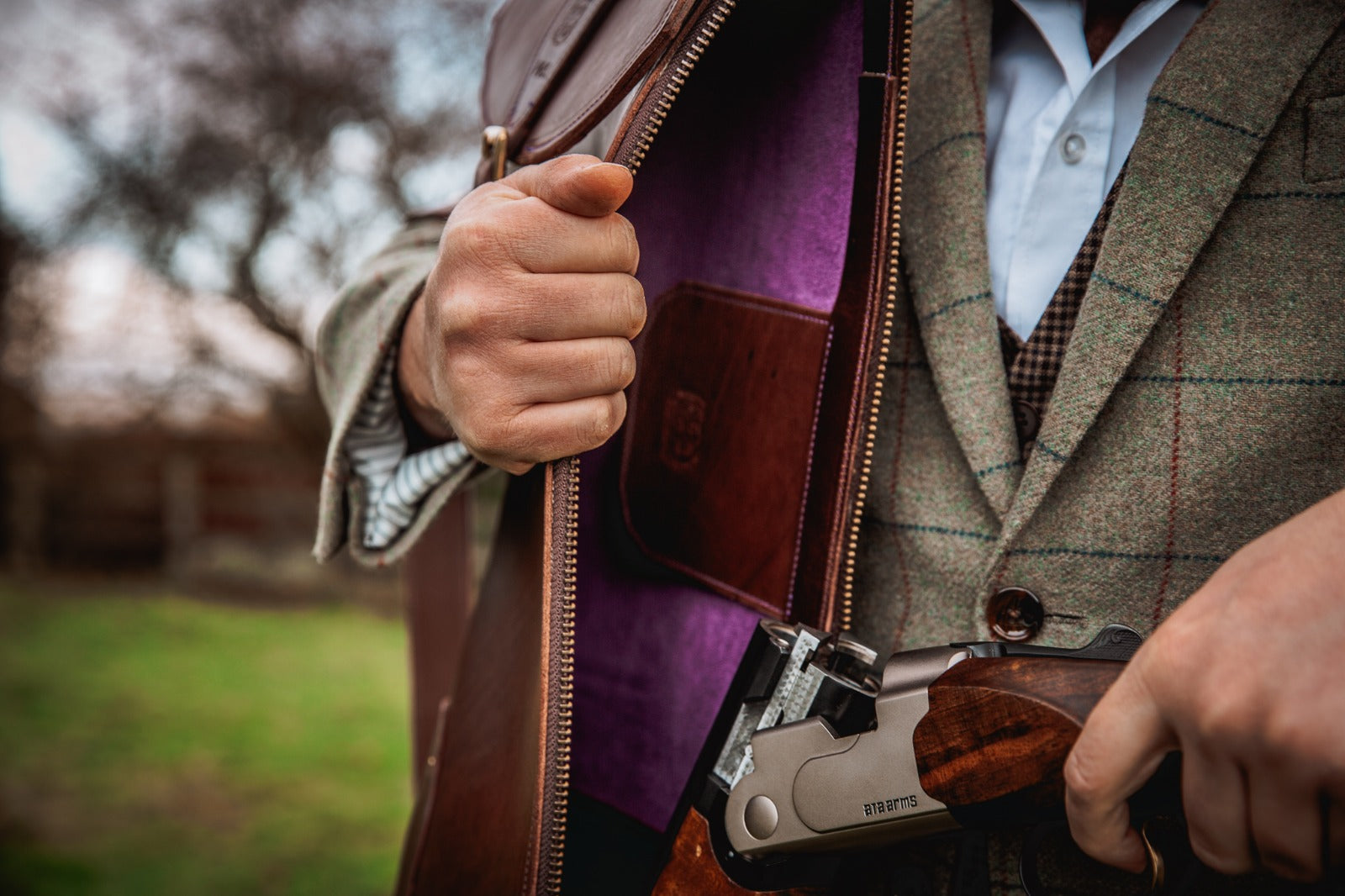 Bespoke Leather Shotgun Slips UK ›› Handmade by Coupland Leather ...